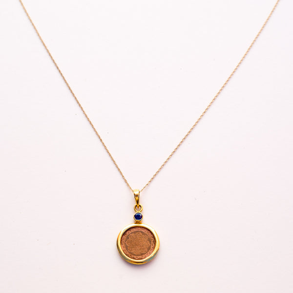 Necklaces | Citrine and Pearl Sri Yantra Necklace- The Sattva Collection